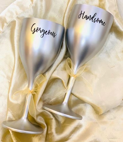 Silver wine glass – WrapsandTags